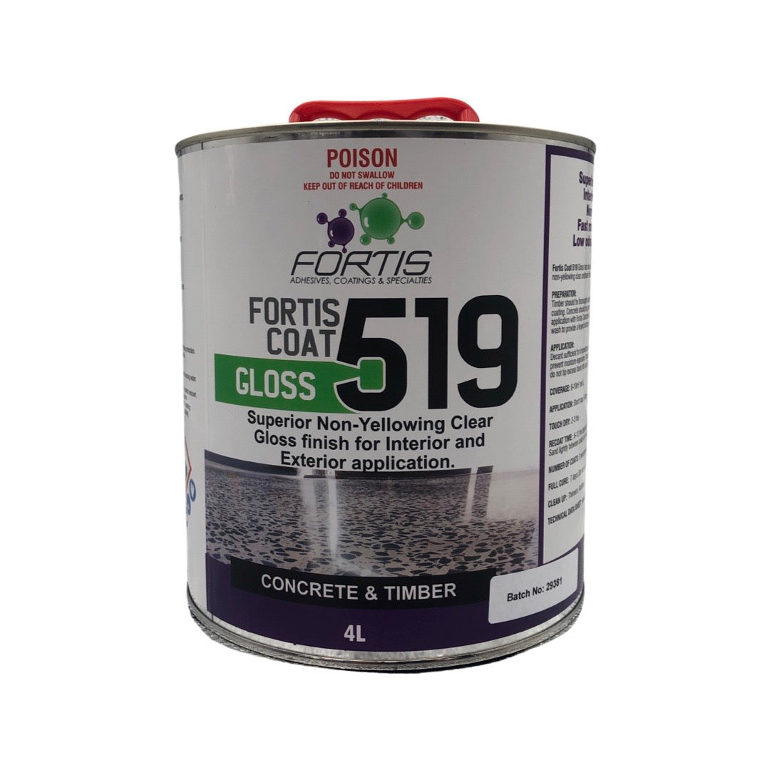 Fortis Coat 519 - Non-Yellowing Polyurethane Coating – Fortis Adhesives ...